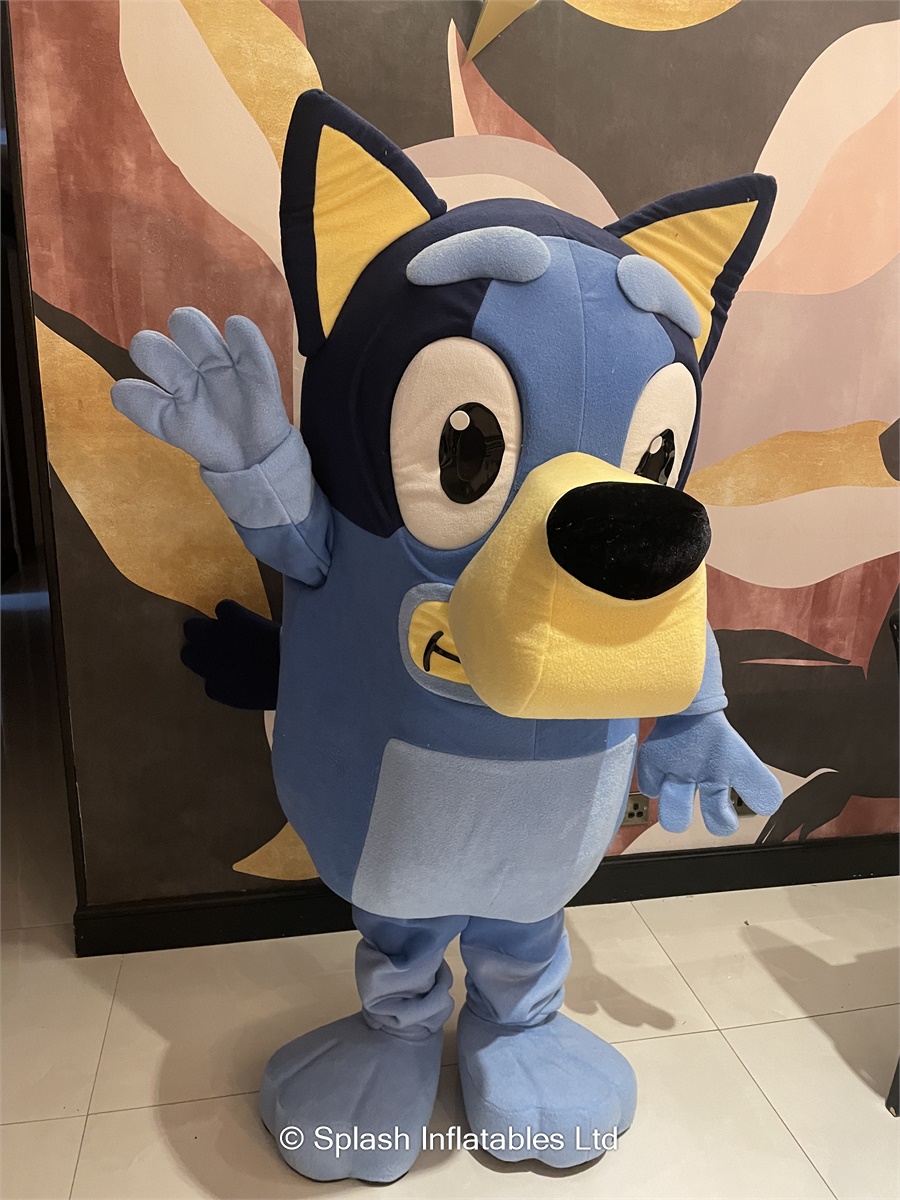 Blue Dog Mascot - Bouncy Castle & Event Equipment Hire in Glasgow, East ...