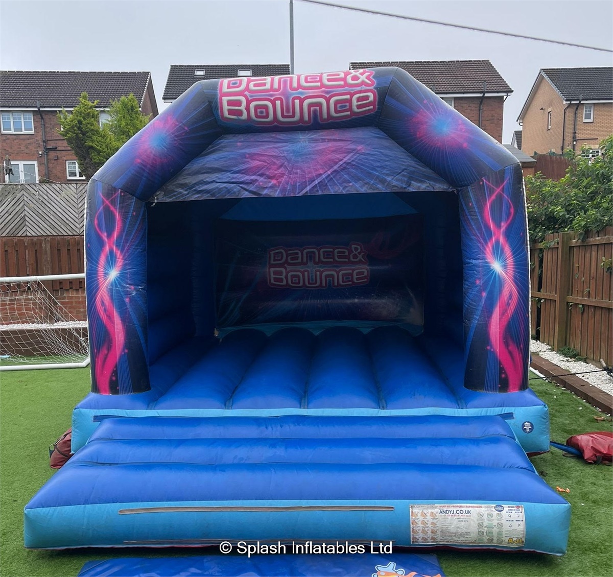 Dance & Bounce Castle Blue / Purple - Bouncy Castle & Event Equipment ...