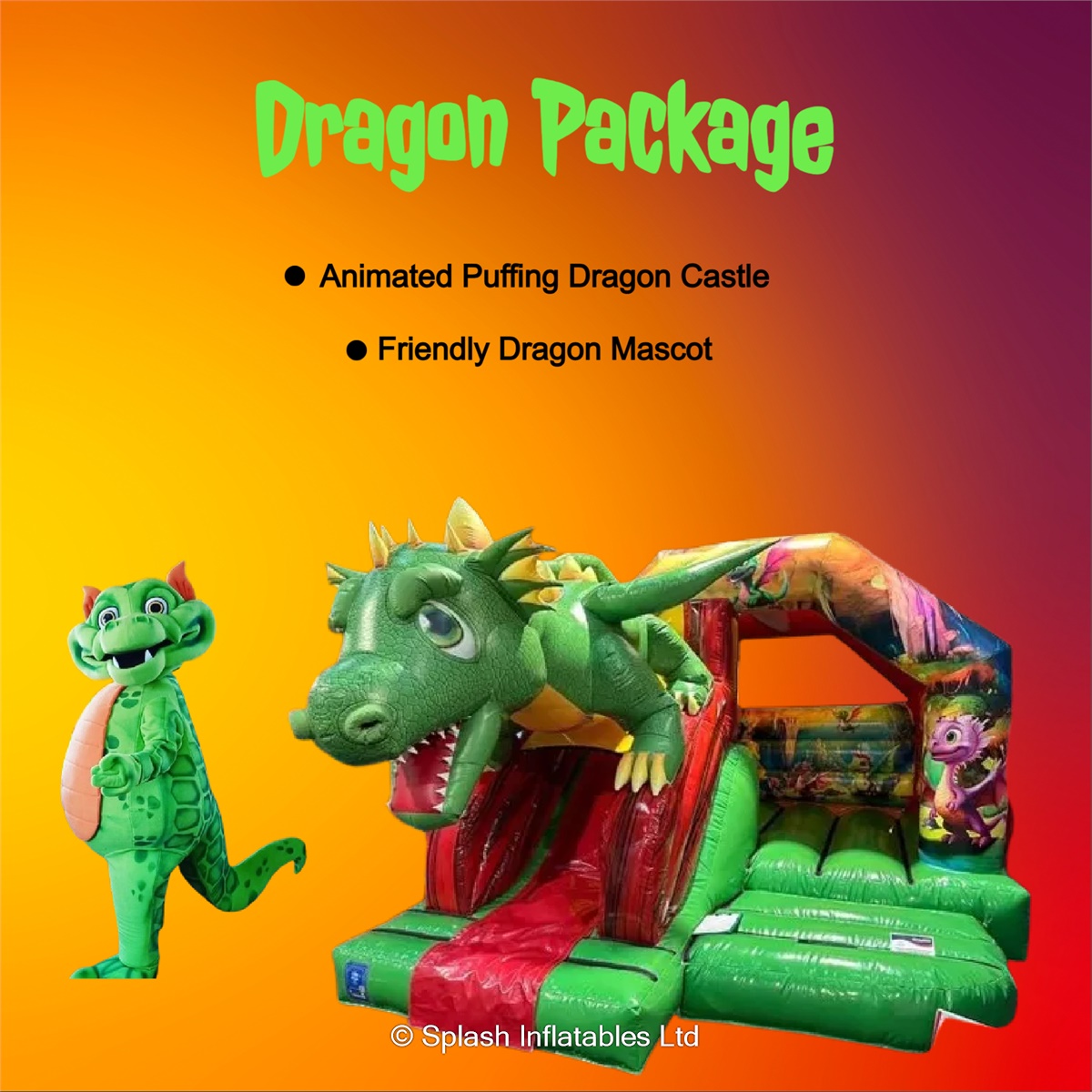 Dragon Package - Bouncy Castle & Event Equipment Hire in Glasgow, East ...