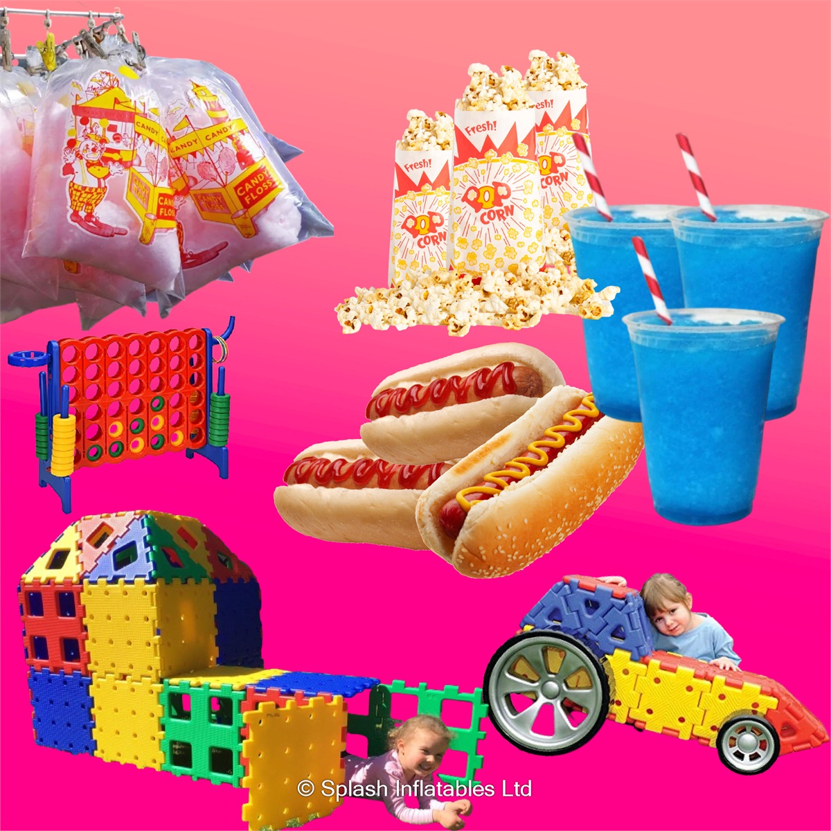 Games & Snacks Package - Bouncy Castle & Event Equipment Hire in ...
