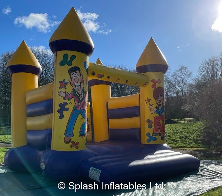 Large Disco Themed Castle without roof - Bouncy Castle & Event ...