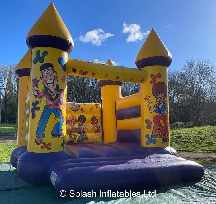 Large Disco Themed Castle without roof - Bouncy Castle & Event ...