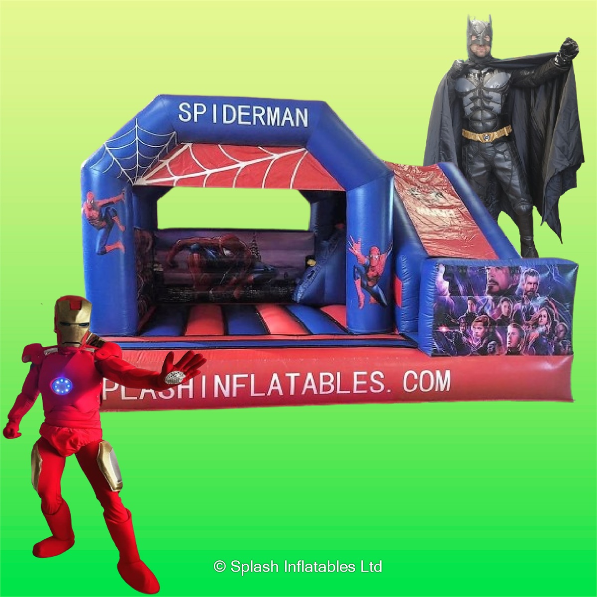 Superhero Theme - Bouncy Castle & Event Equipment Hire in Glasgow, East ...