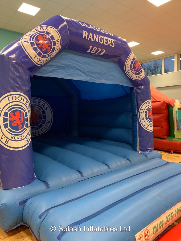 Rangers FC Bouncy Castle - Bouncy Castle & Event Equipment Hire in ...