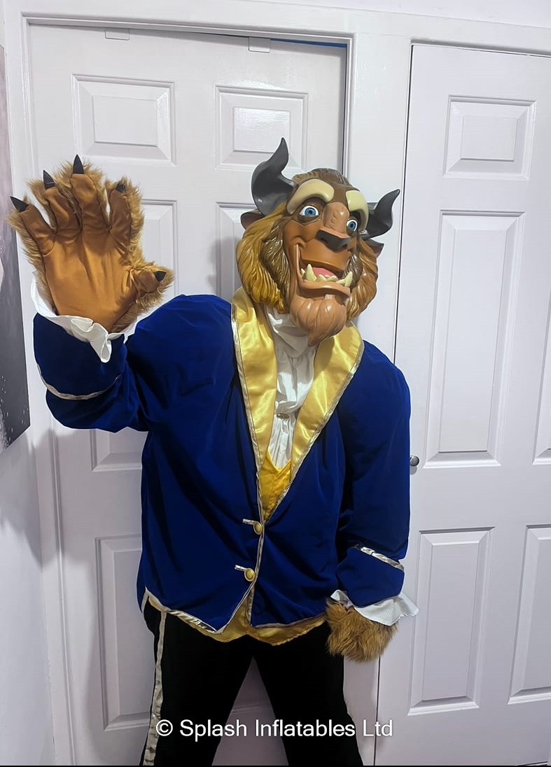 The Beast Mascot (Beauty & the Beast) - Bouncy Castle & Event Equipment ...