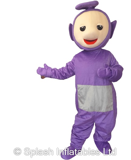 Tinky Winky Teletubby Mascot - Bouncy Castle & Event Equipment Hire in ...