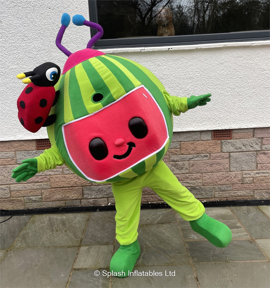 Watermelon Cocomelon Mascot - Bouncy Castle & Event Equipment Hire in ...